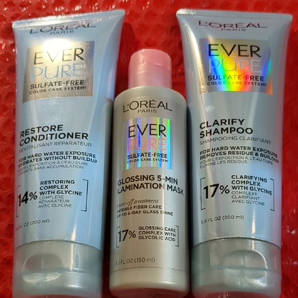 L'Oreal | Hair | Loreal Ever Pure Hair Care Set Shampoo Conditioner ...